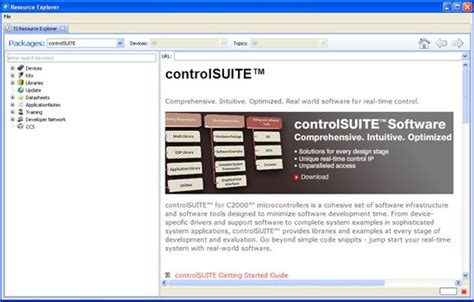 Ccsv52 Ide下ti Resource Explorer中没有controlsuite的解决办法 C2000™︎ 微控制器论坛