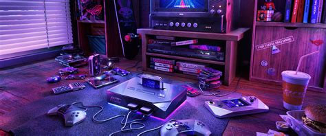 Asus Rog Wallpaper 4k Gaming Room Retro Style