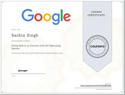 Sachin Singh On Linkedin Python Automation Learning Coursera