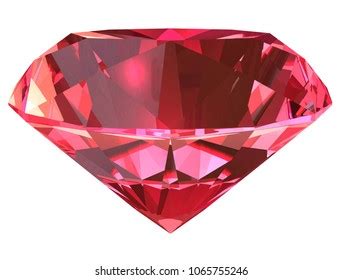 Ruby Side View Render Isolated On Stock Illustration Shutterstock