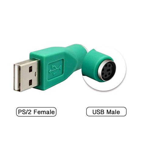Usb Male Naar Voor Ps2 Vrouwelijke Adapter Conver Vicedeal