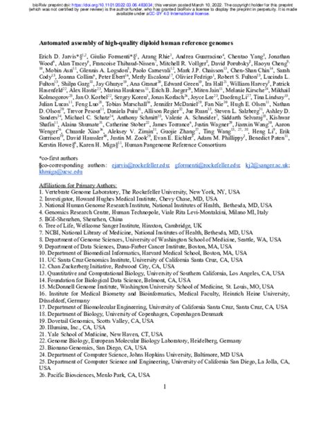 Pdf Automated Assembly Of High Quality Diploid Human Reference Genomes