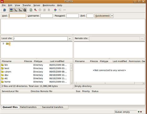 Install And Use Filezilla Ftp Client In Ubuntu Linux