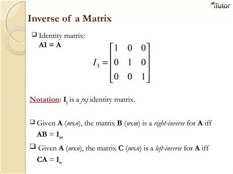 Linear Algebra And Matrix Ppt Physics Science