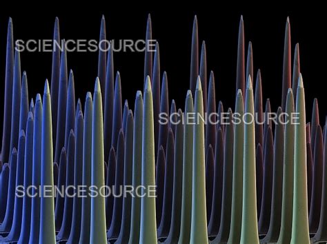 Concave Electrode Array Sem Stock Image Science Source Images