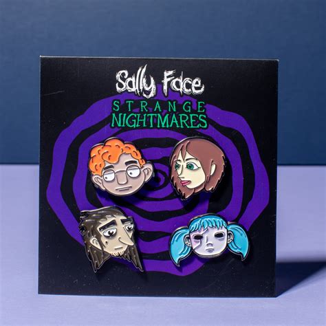 Sally Face Enamel Pin Set 1 Maestro Media