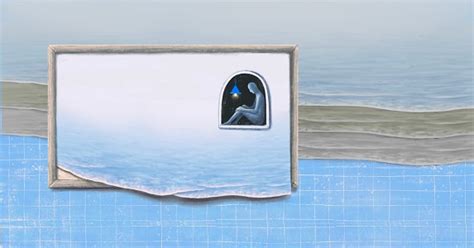 초현실적 인 바다를 가진 외로운 남자의 그림 외로움 우울증 슬픔 홀로 잃어버린 고독의 개념 예술 사람과 자연의 그림 개념적 작품