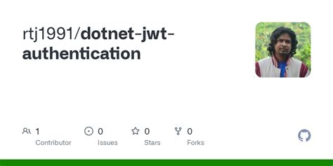 GitHub Rtj Dotnet Jwt Authentication