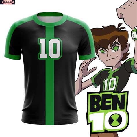 Camiseta Uniforme Ben 10 Omniverse Dry Fitpersonalização Gratuita De