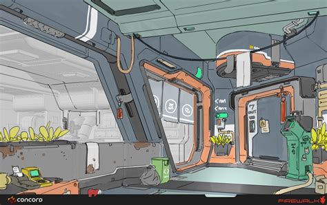 Concord Part 2 Ships Sheng Lam Sci Fi Ship Interior Concept
