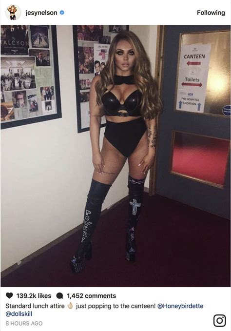 Little Mixs Jesy Nelson Flashes Major Cleavage In Sexy Latex Get Up