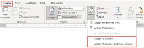 How To Show Accept Or Hide Edits In Microsoft Word