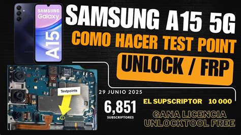 Como Hacer Test Point A156m Samsung A15 5g Youtube