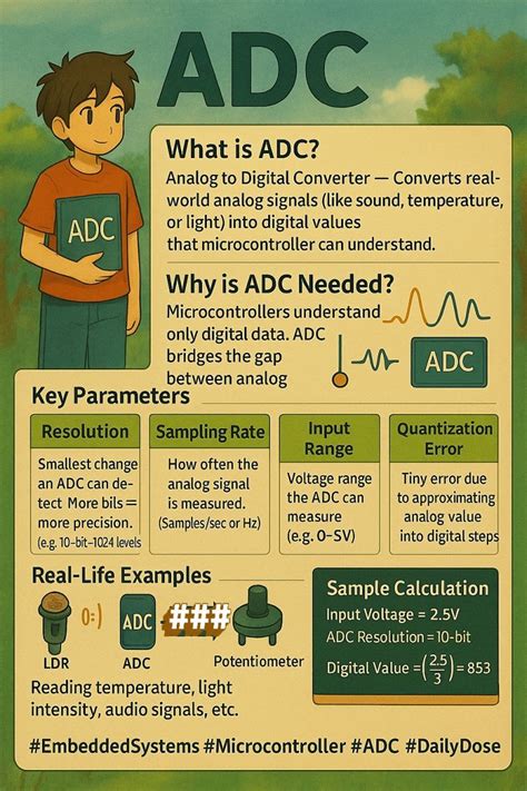 Embeddedsystems Iot Robotics Adc Microcontroller Digitalelectronics Stem Techexplained
