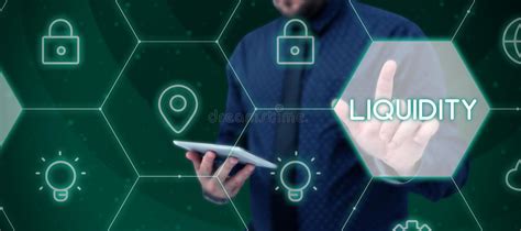 Conceptual Display Liquidity Concept Meaning Cash And Bank Balances Market Liquidity Deferred