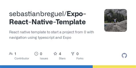 GitHub Sebastianbreguel Expo React Native Template React Native Template To Start A Project