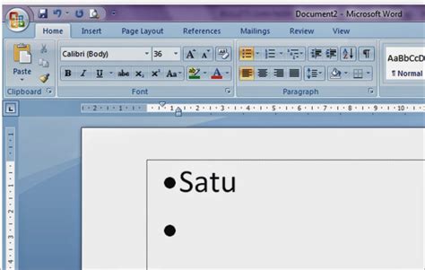 Cara Menggunakan Fitur Bullet Dan Numbering Di Microsoft Word Sumber