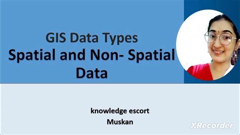 Geospatialdata Spatial And Non Spatial Data Gis Youtube