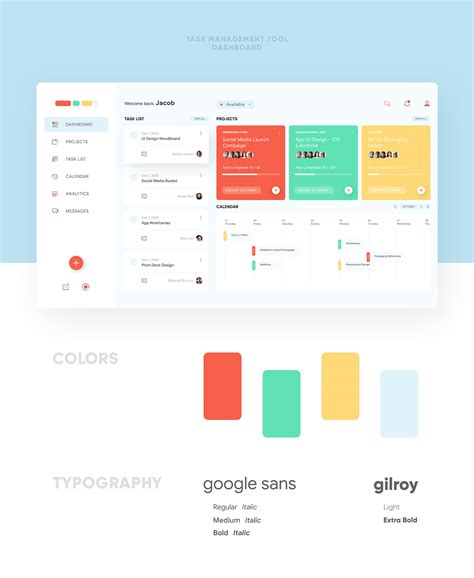 Task Management Dashboard Ui Ux On Behance