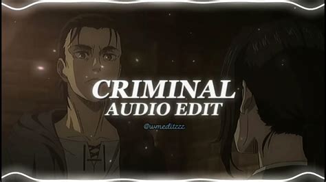 Criminal Britney Spears Audio Edit Youtube