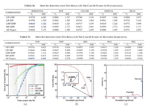 Multimodal System Performance In The Case Of Fusion At Matching Score