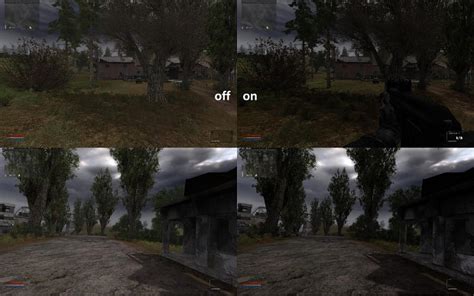 Screen Space Ambient Occlusion Comparison Image STALKER Shaders MAX Mod For S T A L K E R