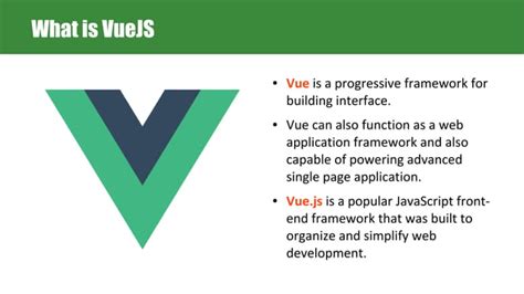 Web Development With VueJS The Complete Guide PPT