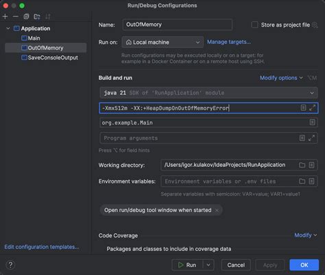 Tutorial Run A Java Application IntelliJ IDEA Documentation