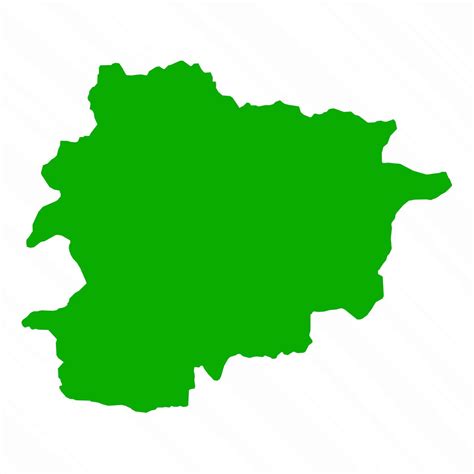 Green Map Of Andorra Country 75824227 Vector Art At Vecteezy