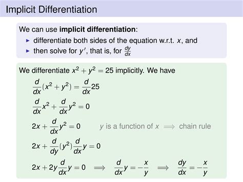 SOLUTION Math Calculus Implicit Differentiation Studypool
