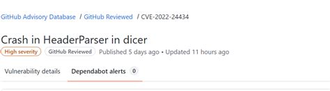 crash in headerparser in dicer · issue 1729 · firebase firebase admin