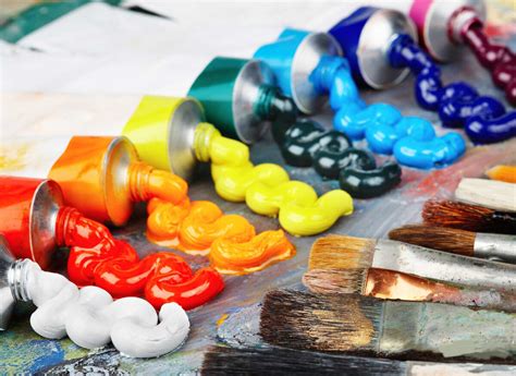 Краски для рисования какие бывают и их особенности Портретное хобби Дзен