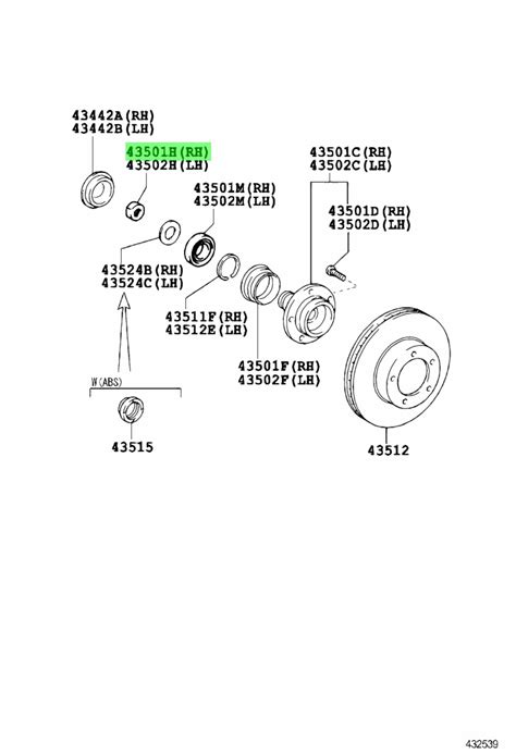 Buy Genuine Toyota 9017924010 90179 24010 Nut Prices Fast Shipping