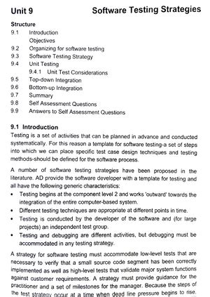 Software Engineering Case Study Unit Case Study Structure Introduction Objectivees