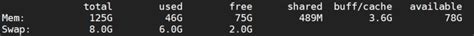 linux中释放和调整交换空间swap linux high swap space usage less than 50 free