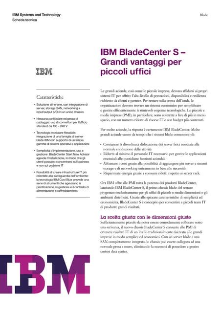 Ibm Blade Center Pdf