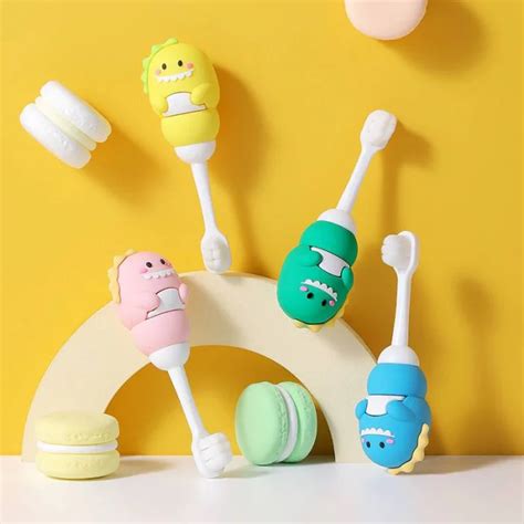 مشخصات و قیمت خرید جدیدترین مدل مسواک بچه گانه عروسکی طرح تیرکس فانتزی