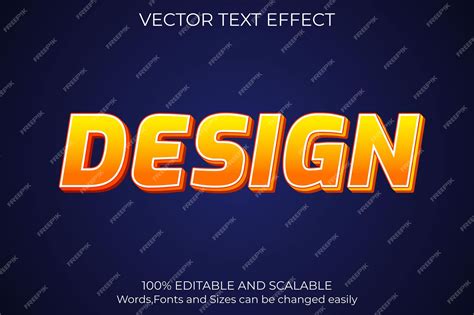 Premium Vector Modern 3d Editable Text Effect Template
