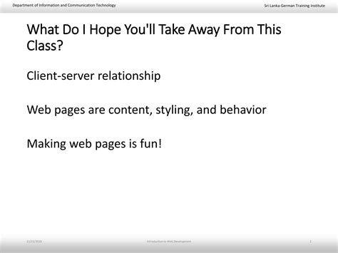 Introduction To Web Programming Ppt