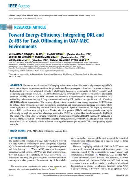 Toward Energy Efficiency Integrating Drl And Ze Ris For Task