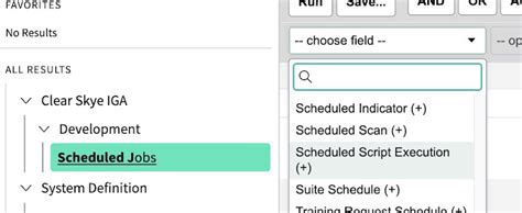 Servicenow Search On Script Field In Scheduled Job