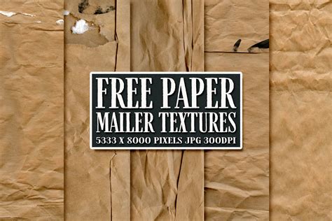 Free Paper Mailer Textures Graphic By Hg Designs · Creative Fabrica