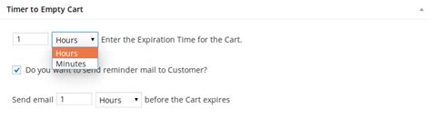 Timer To Empty WooCommerce Cart After A Set Time