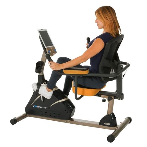 Exerpeutic 400xl Folding Recumbent Bike Renewed Biking Workout