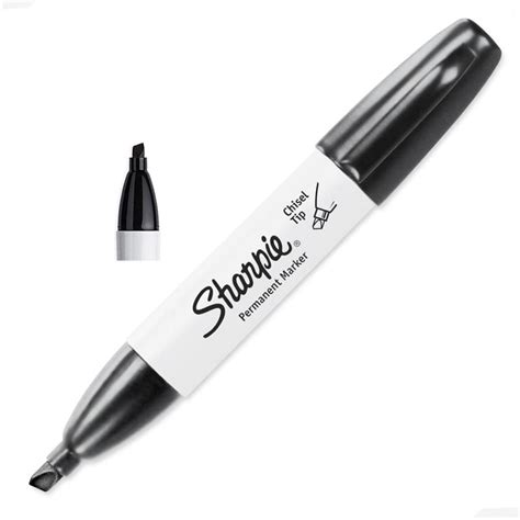Sharpie Marker Chisel Tip Black Jerrys Artarama