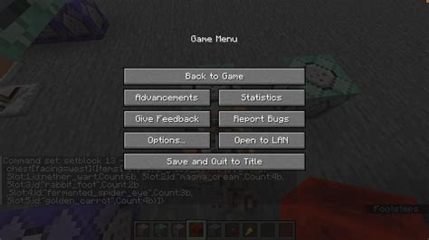 Im Trying To Make A Command To Summon A Chest With Items In It And It