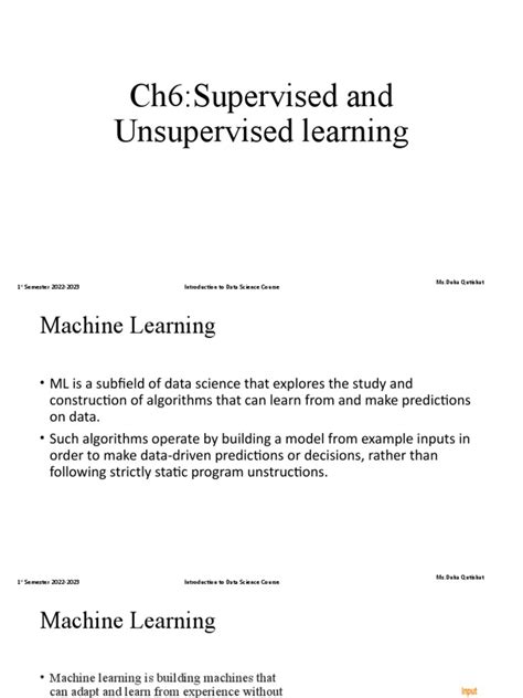 ch 6 supervised and unsupervised learning pdf