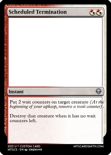 Scheduled Termination Rcustommagic