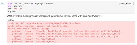Xonsh Kernel Issue 274 Vatlab Sos Notebook GitHub