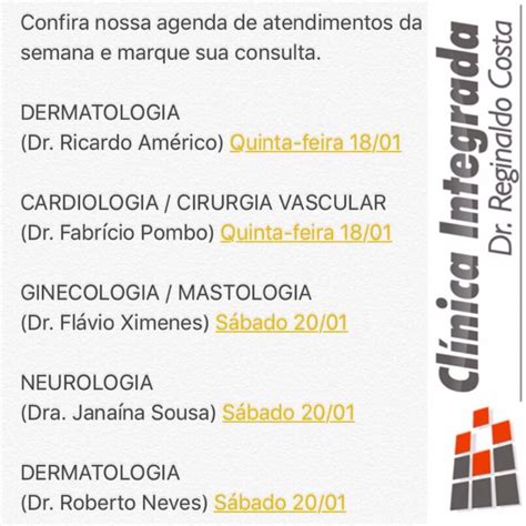 Clínica Integrada Dr Reginaldo Costa Home Facebook